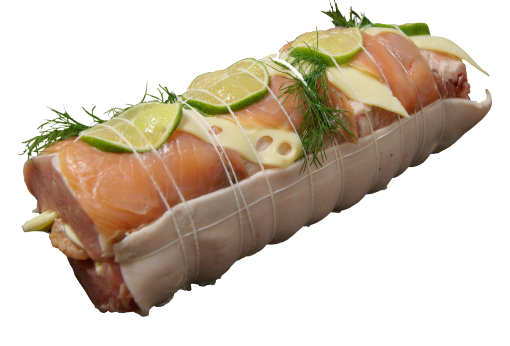 Cuisson Rãti De Porc Au Saumon Et Fromage