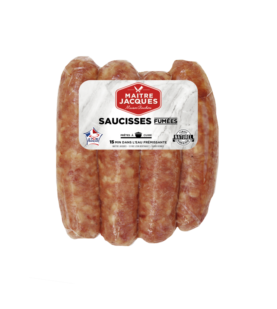 Cuisson saucisses fumées en cocotte - Maître Jacques